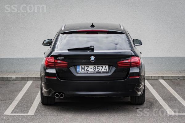 Black BMW 520 2014 in Riga, with an engine capacity of 2.00 L and mileage of 290 thousand km for 9750 €, photo 5 on AUTOMOTO.COM.LV