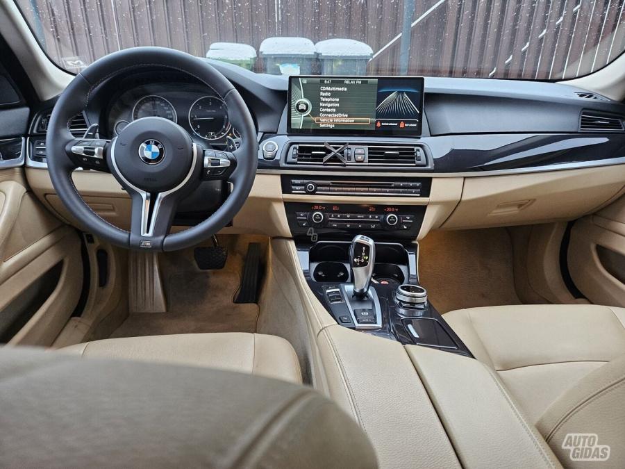 Black BMW 520 2014 in Panevezys, with an engine capacity of 2.00 L and mileage of 237 thousand km for 9200 €, photo 19 on AUTOMOTO.COM.LV