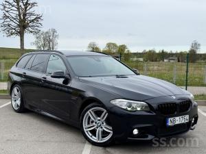 Melns BMW 520 2014 Rīga, ar dzinēja tilpumu 2.00 L un nobraukumu 239 tūkst. km par 12800 €, foto  vietnē AUTOMOTO.COM.LV