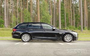 Black BMW 520 2014 in Riga, with an engine capacity of 2.00 L and mileage of 280 thousand km for 11490 €, photo 10 on AUTOMOTO.COM.LV