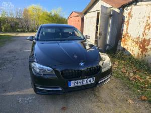 Melns BMW 520 2014 Šauļi, ar dzinēja tilpumu 2.00 L un nobraukumu 350 tūkst. km par 9500 €, foto  vietnē AUTOMOTO.COM.LV