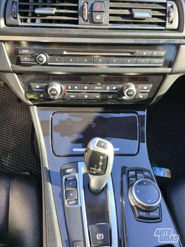 Black BMW 520 2014 in Siauliai, with an engine capacity of 2.00 L and mileage of 350 thousand km for 9500 €, photo 5 on AUTOMOTO.COM.LV