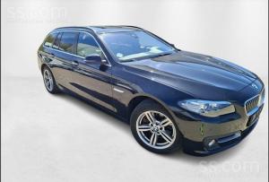 Melns BMW 520 2014 Rīga, ar dzinēja tilpumu 2.00 L un nobraukumu 300 tūkst. km par 10700 €, foto  vietnē AUTOMOTO.COM.LV