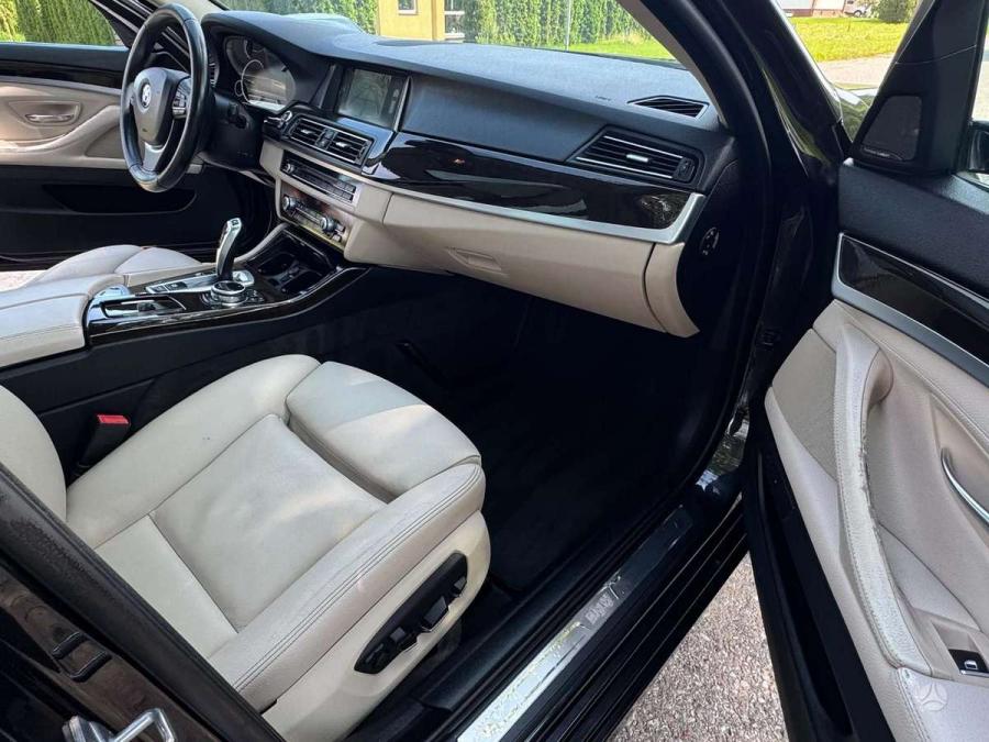 Melns BMW 520 2014 Utena, ar dzinēja tilpumu 2.00 L un nobraukumu 280 tūkst. km par 7990 €, foto 12 vietnē AUTOMOTO.COM.LV