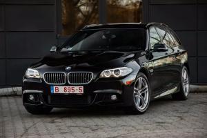 Black BMW 520 2014 in Jelgava, with an engine capacity of 2.00 L and mileage of 225 thousand km for 13950 €, photo  on AUTOMOTO.COM.LV