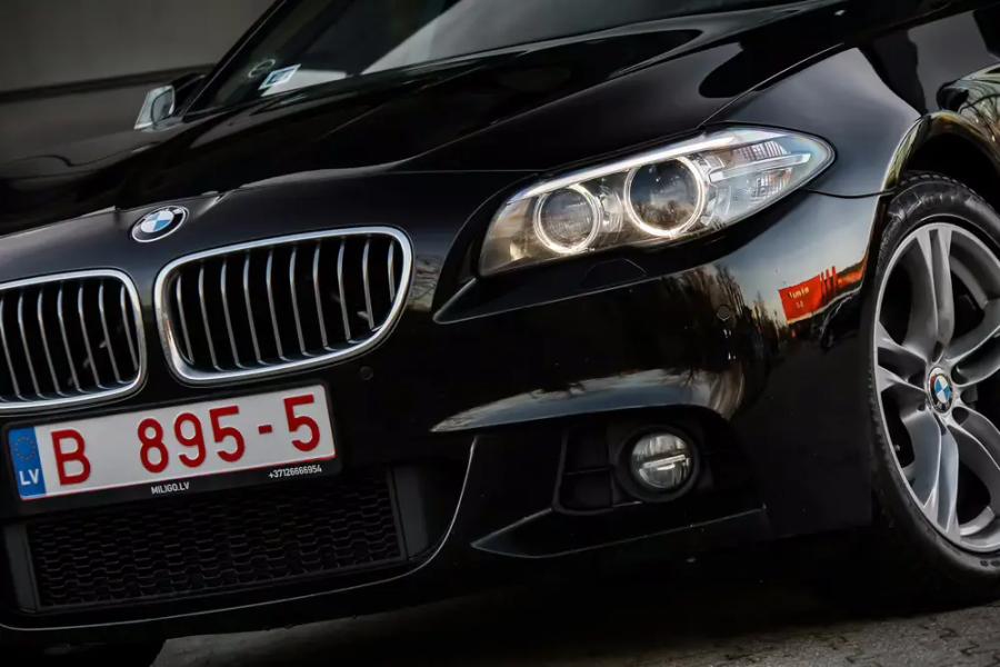 Melns BMW 520 2014 Jelgava, ar dzinēja tilpumu 2.00 L un nobraukumu 225 tūkst. km par 13950 €, foto 5 vietnē AUTOMOTO.COM.LV