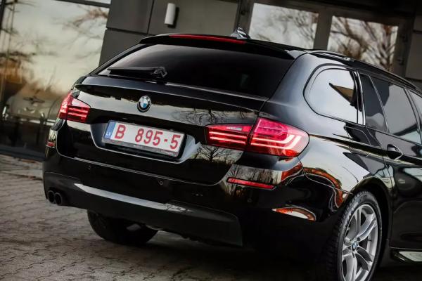 Black BMW 520 2014 in Jelgava, with an engine capacity of 2.00 L and mileage of 225 thousand km for 13950 €, photo 8 on AUTOMOTO.COM.LV