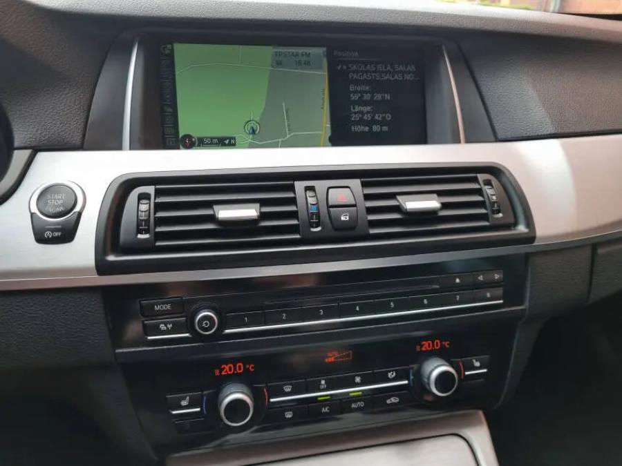 Черный БМВ 520 2014 в Екабпилс, объемом двигателя 2.00 л и пробегом 215 тыс. км за 11650 €, фото 30 на AUTOMOTO.COM.LV