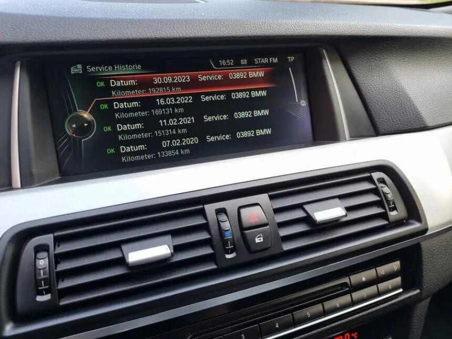 Черный БМВ 520 2014 в Екабпилс, объемом двигателя 2.00 л и пробегом 215 тыс. км за 11650 €, фото 34 на AUTOMOTO.COM.LV