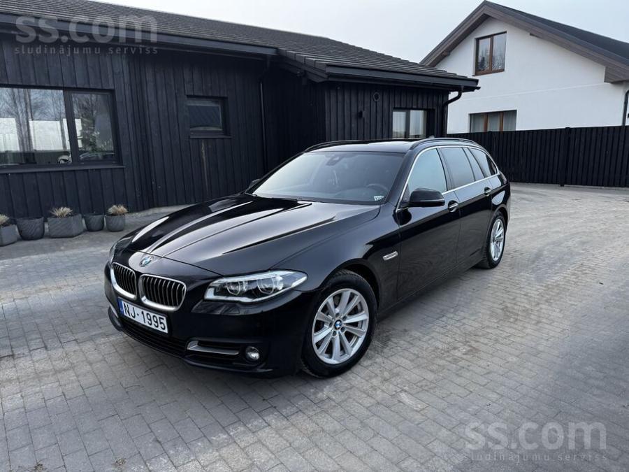 Melns BMW 520 2014 Liepāja, ar dzinēja tilpumu 2.00 L un nobraukumu 257 tūkst. km par 9995 €, foto 1 vietnē AUTOMOTO.COM.LV