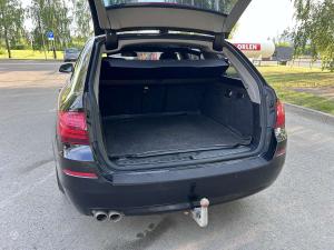 Black BMW 520 2014 in Siauliai, with an engine capacity of 2.00 L and mileage of 265 thousand km for 8400 €, photo 25 on AUTOMOTO.COM.LV