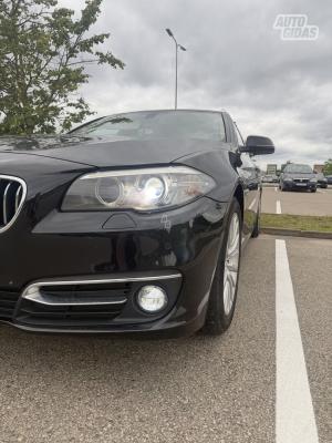 Black BMW 520 2014 in Vilnius, with an engine capacity of 2.00 L and mileage of 217 thousand km for 12936 €, photo  on AUTOMOTO.COM.LV