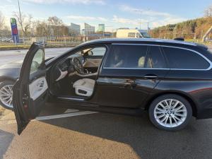 Black BMW 520 2014 in Vilnius, with an engine capacity of 2.00 L and mileage of 217 thousand km for 12936 €, photo 3 on AUTOMOTO.COM.LV