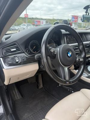 Black BMW 520 2014 in Vilnius, with an engine capacity of 2.00 L and mileage of 217 thousand km for 12936 €, photo 8 on AUTOMOTO.COM.LV