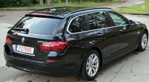 Black BMW 520 2014 in Druskininkai, with an engine capacity of 2.00 L and mileage of 271 thousand km for 9700 €, photo 6 on AUTOMOTO.COM.LV