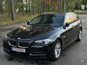 Black BMW 520 2014 in Druskininkai, with an engine capacity of 2.00 L and mileage of 271 thousand km for 9700 €, photo 8 on AUTOMOTO.COM.LV