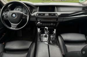 Black BMW 520 2014 in Druskininkai, with an engine capacity of 2.00 L and mileage of 271 thousand km for 9700 €, photo 22 on AUTOMOTO.COM.LV
