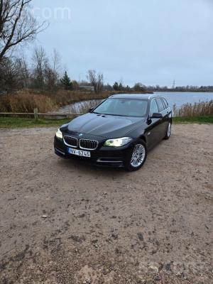 Melns BMW 520 2014 Jūrmala, ar dzinēja tilpumu 2.00 L un nobraukumu 207 tūkst. km par 8100 €, foto  vietnē AUTOMOTO.COM.LV