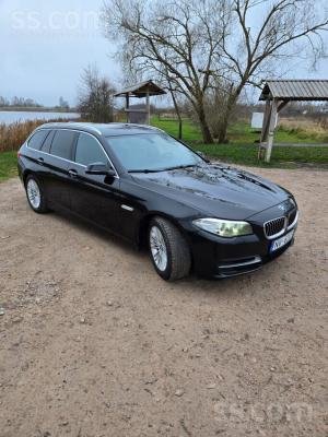 Black BMW 520 2014 in Jurmala, with an engine capacity of 2.00 L and mileage of 207 thousand km for 8100 €, photo 3 on AUTOMOTO.COM.LV
