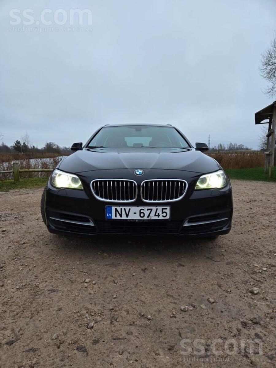 Black BMW 520 2014 in Jurmala, with an engine capacity of 2.00 L and mileage of 207 thousand km for 8100 €, photo 7 on AUTOMOTO.COM.LV