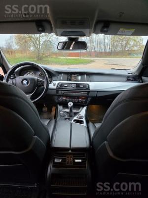 Black BMW 520 2014 in Jurmala, with an engine capacity of 2.00 L and mileage of 207 thousand km for 8100 €, photo 23 on AUTOMOTO.COM.LV