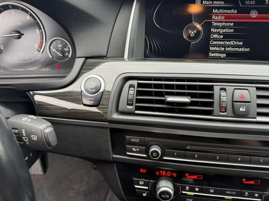 Melns BMW 520 2014 Klaipėda, ar dzinēja tilpumu 2.00 L un nobraukumu 215 tūkst. km par 12000 €, foto 13 vietnē AUTOMOTO.COM.LV