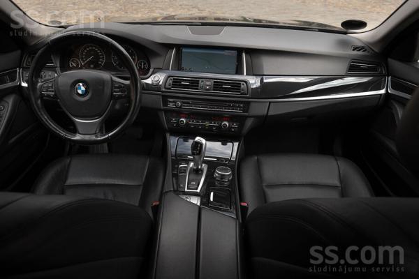Melns BMW 520 2014 Rīga, ar dzinēja tilpumu 2.00 L un nobraukumu 305 tūkst. km par 10530 €, foto 10 vietnē AUTOMOTO.COM.LV