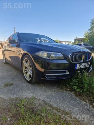 Melns BMW 520 2014 Krāslava, ar dzinēja tilpumu 2.00 L un nobraukumu 290 tūkst. km par 12000 €, foto  vietnē AUTOMOTO.COM.LV