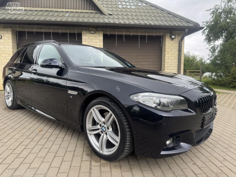 Black BMW 520 2014 in Trakai, with an engine capacity of 2.00 L and mileage of 269 thousand km for 11150 €, photo 4 on AUTOMOTO.COM.LV