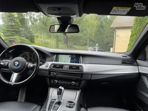 Black BMW 520 2014 in Trakai, with an engine capacity of 2.00 L and mileage of 269 thousand km for 11150 €, photo 21 on AUTOMOTO.COM.LV