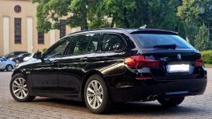 Black BMW 520 2014 in Vilnius, with an engine capacity of 2.00 L and mileage of 360 thousand km for 9200 €, photo 5 on AUTOMOTO.COM.LV