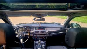 Black BMW 520 2014 in Vilnius, with an engine capacity of 2.00 L and mileage of 360 thousand km for 9200 €, photo 6 on AUTOMOTO.COM.LV