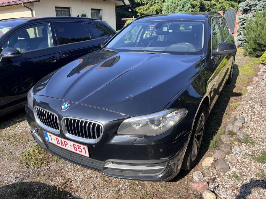 Black BMW 520 2014 in Kaunas, with an engine capacity of 2.00 L and mileage of 350 thousand km for 4450 €, photo 1 on AUTOMOTO.COM.LV