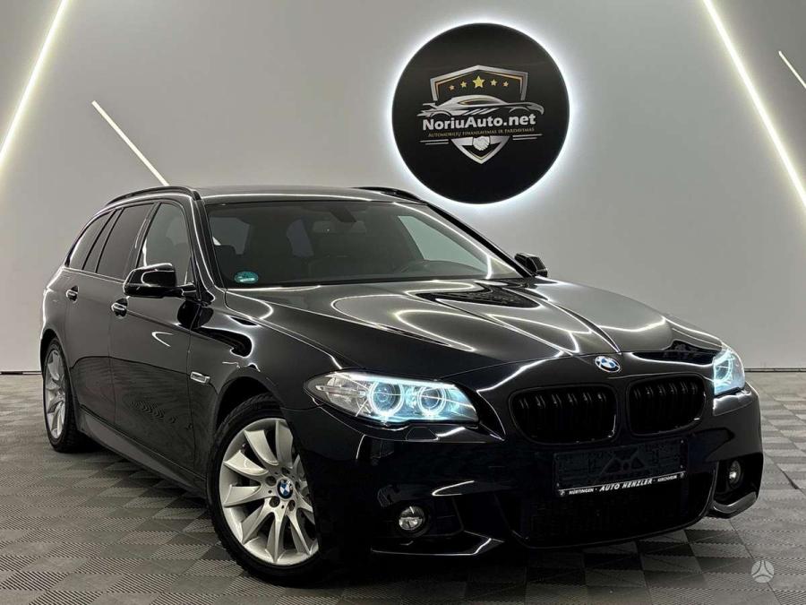 Black BMW 520 2014 in Marijampole, with an engine capacity of 2.00 L and mileage of 267 thousand km for 11500 €, photo 1 on AUTOMOTO.COM.LV