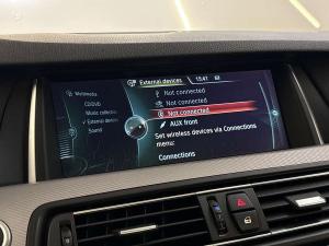 Black BMW 520 2014 in Marijampole, with an engine capacity of 2.00 L and mileage of 267 thousand km for 11500 €, photo 13 on AUTOMOTO.COM.LV