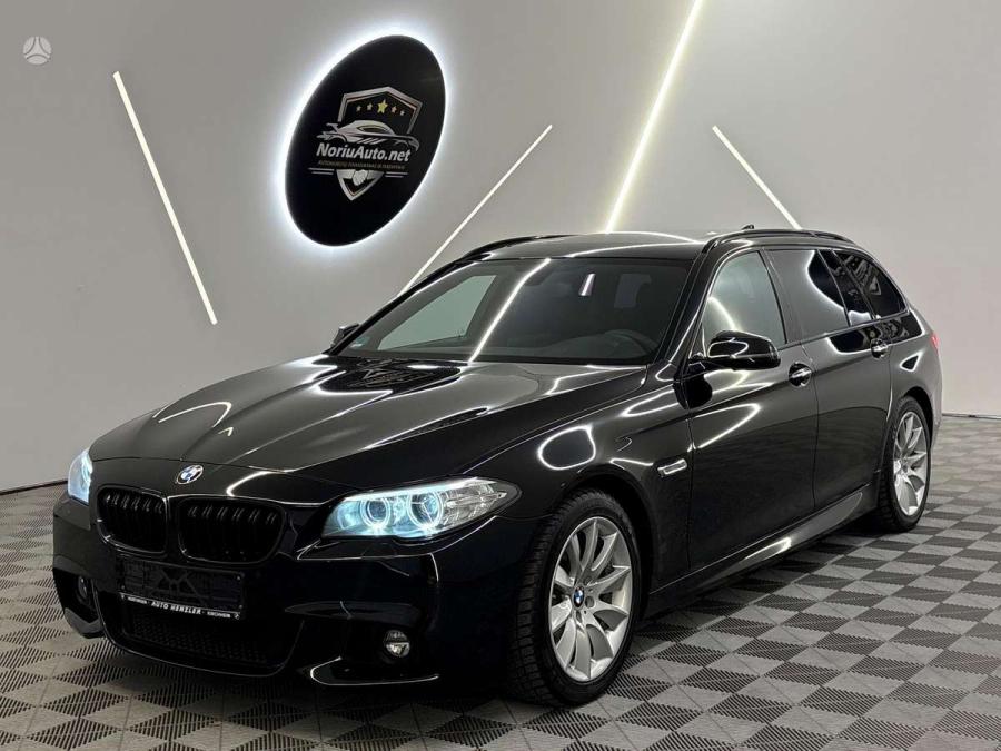 Black BMW 520 2014 in Marijampole, with an engine capacity of 2.00 L and mileage of 267 thousand km for 11500 €, photo 23 on AUTOMOTO.COM.LV