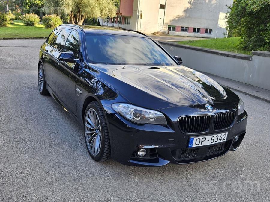 Melns BMW 520 2014 Jēkabpils, ar dzinēja tilpumu 2.00 L un nobraukumu 300 tūkst. km par 11790 €, foto 5 vietnē AUTOMOTO.COM.LV