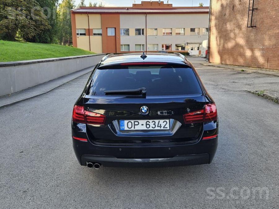Melns BMW 520 2014 Jēkabpils, ar dzinēja tilpumu 2.00 L un nobraukumu 300 tūkst. km par 11790 €, foto 8 vietnē AUTOMOTO.COM.LV