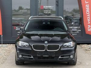 Black BMW 520 2014 in Vilnius, with an engine capacity of 2.00 L and mileage of 368 thousand km for 8300 €, photo 3 on AUTOMOTO.COM.LV