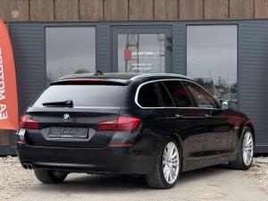 Black BMW 520 2014 in Vilnius, with an engine capacity of 2.00 L and mileage of 368 thousand km for 8300 €, photo 6 on AUTOMOTO.COM.LV