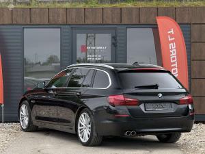 Black BMW 520 2014 in Vilnius, with an engine capacity of 2.00 L and mileage of 368 thousand km for 8300 €, photo 8 on AUTOMOTO.COM.LV