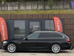 Black BMW 520 2014 in Vilnius, with an engine capacity of 2.00 L and mileage of 368 thousand km for 8300 €, photo 9 on AUTOMOTO.COM.LV
