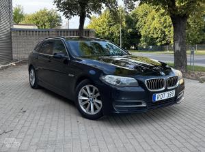 Black BMW 520 2014 in Vilnius, with an engine capacity of 2.00 L and mileage of 266 thousand km for 8200 €, photo  on AUTOMOTO.COM.LV