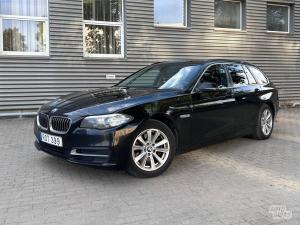 Black BMW 520 2014 in Vilnius, with an engine capacity of 2.00 L and mileage of 266 thousand km for 8200 €, photo 3 on AUTOMOTO.COM.LV