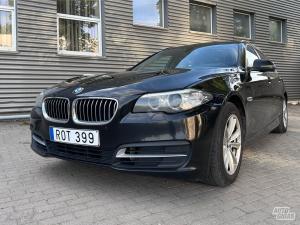 Black BMW 520 2014 in Vilnius, with an engine capacity of 2.00 L and mileage of 266 thousand km for 8200 €, photo 10 on AUTOMOTO.COM.LV