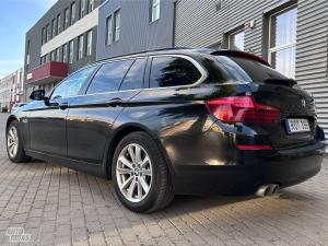 Black BMW 520 2014 in Vilnius, with an engine capacity of 2.00 L and mileage of 266 thousand km for 8200 €, photo 14 on AUTOMOTO.COM.LV