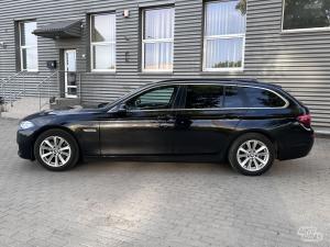 Black BMW 520 2014 in Vilnius, with an engine capacity of 2.00 L and mileage of 266 thousand km for 8200 €, photo 16 on AUTOMOTO.COM.LV