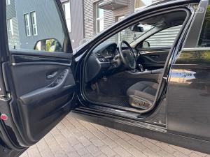 Black BMW 520 2014 in Vilnius, with an engine capacity of 2.00 L and mileage of 266 thousand km for 8200 €, photo 17 on AUTOMOTO.COM.LV