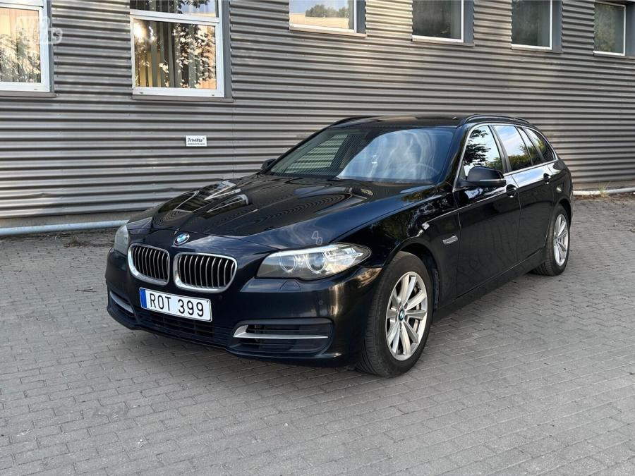 Black BMW 520 2014 in Vilnius, with an engine capacity of 2.00 L and mileage of 266 thousand km for 8200 €, photo 26 on AUTOMOTO.COM.LV