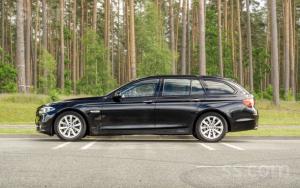 Black BMW 520 2014 in Riga, with an engine capacity of 2.00 L and mileage of 280 thousand km for 10190 €, photo 5 on AUTOMOTO.COM.LV